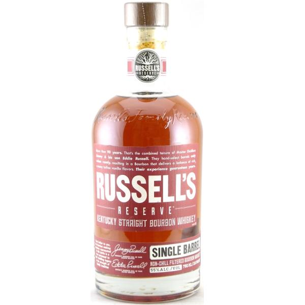 ラッセルズリザーブシングルバレル禁酒法以前からの技法を駆使し、バーボン発祥の地で生まれた、ラッセルズリザーブ シングルバレル。「アリゲーターチャー」バレルで熟成し、冷却濾過をせずに55%のアルコール度数で1本1本瓶詰めを行っている。マスター...