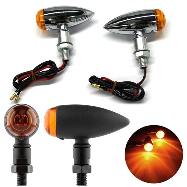 【内容/材質】金属製ボティです。本体：４個（１台分）【商品】DC12V＋と−の２線式です。ネジ径はM10です。バルブは、ハロゲンバルブ（12V 4W）です。組み換え作業は、+ネジを2本外すと分解可能です。汎用タイプになりますので適合車種につ...