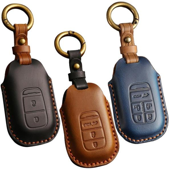 【ご確認】２枚目の適合キー画像と、実物キーをご確認下さい。車種名が同じでも、年式等で形状が異なる場合が御座います。【内容/材質】キーケース：牛革キーホルダー：亜鉛合金天然の牛本革を使用しており、自然な風合いが魅力です。天然素材特有のわずかな...