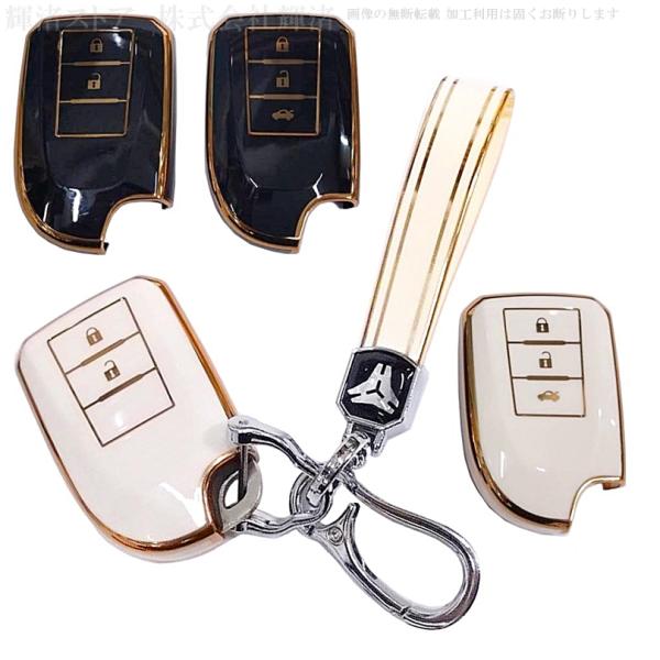 【ご確認】２枚目の適合キー画像と、実物キーをご確認下さい。車種名が同じでも、年式等で形状が異なる場合が御座います。【内容/材質】キーケース：ＴＰＵカラビナキーホルダー：亜鉛合金ストラップ：ＴＰＵドライバー・メタリックカラーが美しい、おしゃれ...