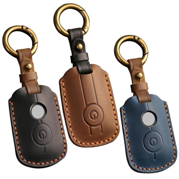 【ご確認】２枚目の適合キー画像と、実物キーをご確認下さい。車種名が同じでも、年式等で形状が異なる場合が御座います。【内容/材質】キーケース：牛革キーホルダー：亜鉛合金天然の牛本革を使用しており、自然な風合いが魅力です。天然素材特有のわずかな...