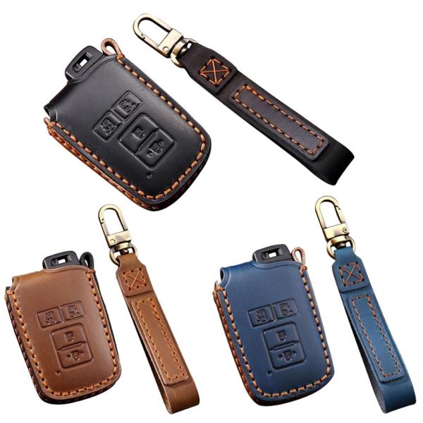 【ご確認】２枚目の適合キー画像と、実物キーをご確認下さい。車種名が同じでも、年式等で形状が異なる場合が御座います。【内容/材質】キーケース：牛革キーホルダー：亜鉛合金天然の牛本革を使用しており、自然な風合いが魅力です。天然素材特有のわずかな...