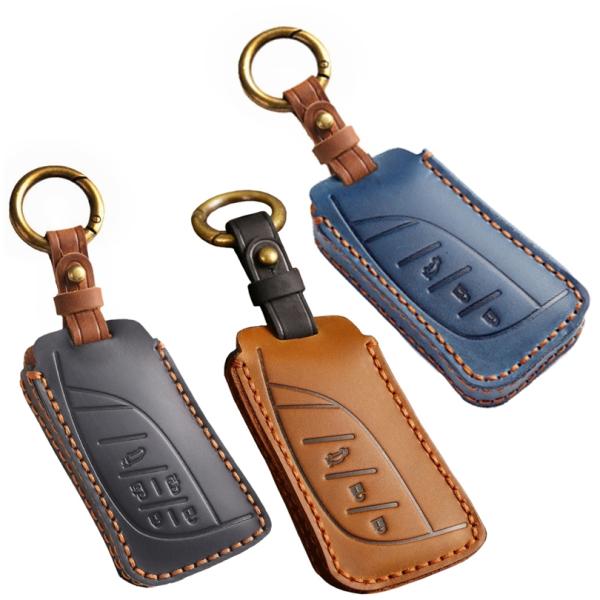 【ご確認】２枚目の適合キー画像と、実物キーをご確認下さい。車種名が同じでも、年式等で形状が異なる場合が御座います。【内容/材質】キーケース：牛革キーホルダー：亜鉛合金・手になじみやすい牛本革。手触りの良いキーケースです。・本革を使用しており...