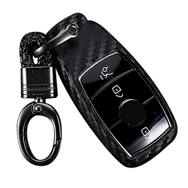 【ご確認】２枚目の適合キー画像と、実物キーをご確認下さい。車種名が同じでも、年式等で形状が異なる場合が御座います。【内容/材質】キーカバー：シリコンカラビナキーホルダー：亜鉛合金+編み込みレザードライバー・艶消しカーボン調カバー+艶消しダー...