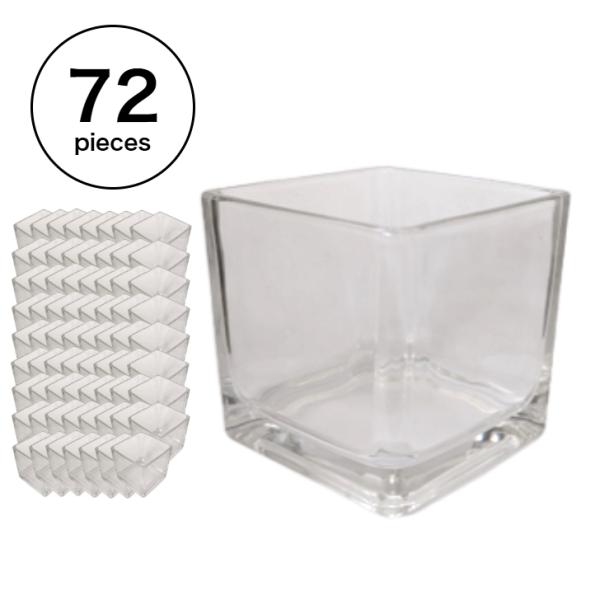 キャンドルワックスやジェルワックスを注いでオリジナルキャンドル制作にお使い頂けるグラスです。キャンドルのホルダーの容器などにもお使い頂けます。フィルムつきなので、ほこり防止に役立ちます。■サイズ：  ７.５ｃｍ×7.５ｃｍ■容量： ２７０ｍ...