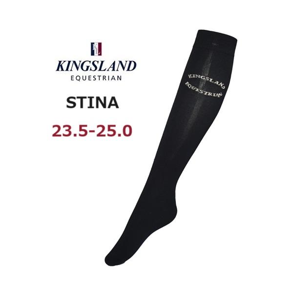 KINGSLAND　STINA　キラキラのルレックスのキングスランドのロゴがおしゃれなライディングソックスです。Coolmaxテクノロジーを利用することで、運動中でも足と脚を涼しく快適に保つことができます。◇ブランド　　KINGSLAND　...