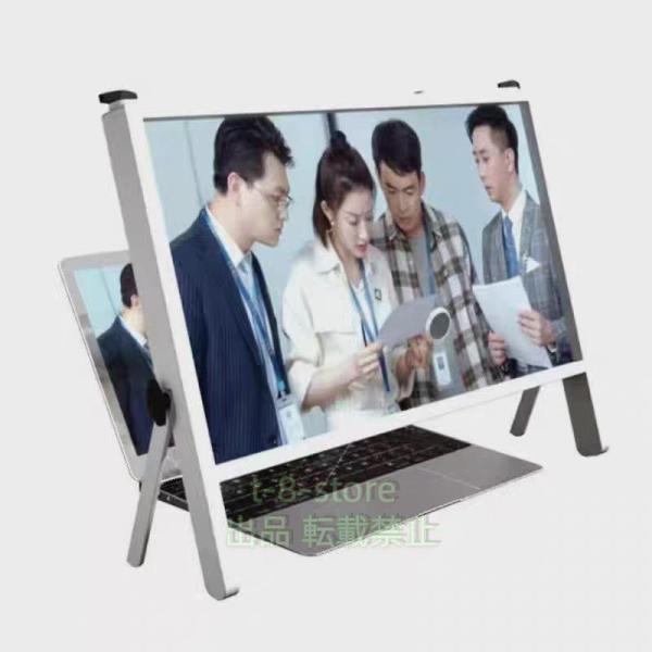 モニター拡大鏡スクリーン寸法：LETATEN 長さ19（50cm）、高さ14.3（36.5 cm）、画面は21です。目を保護する：モニター拡大鏡スクリーンの使用高精細光学技術を使用する電話スクリーンで3回拡大すると、長期間の小さな画面に焦点...