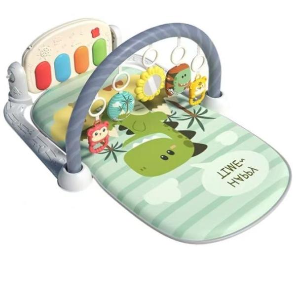 【早期開発の遊び場】 プレイマットは、赤ちゃんのためのインタラクティブなアクティビティセンターを提供します。美しいピアノの音楽とともに、5 つの取り外し可能なカラフルなぶら下げ赤ちゃんおもちゃが含まれています。赤ちゃんは寝そべり、おすわり、...