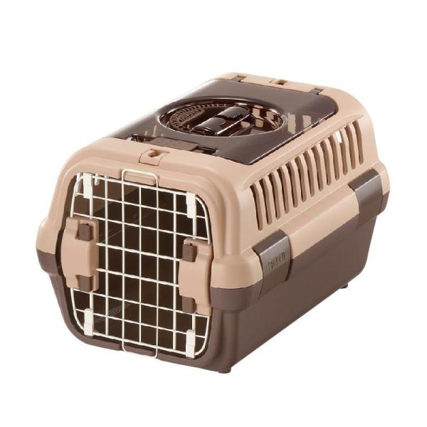 キャンピングキャリーダブルドア 超小型犬・猫用 ダークブラウン Sサイズ  Mサイズ