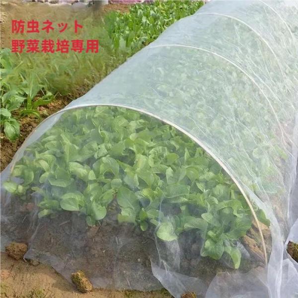 害虫対策ネット◆細かい網目で害虫の侵入を防止約1mmの目合いで害虫の侵入を防止し、品質の高い農作物の栽培をサポートします。※網目より小さい害虫の侵入は防げません。◆高い透光効果によって農作物の育成促進ネット本体はポリエチレン素材で軽くて、耐...