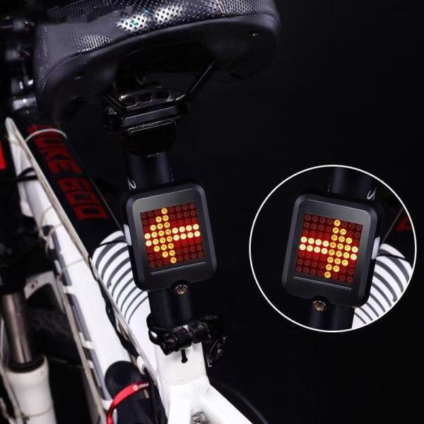 USB充電式の自転車用テールライトです。車体の傾きを感知し、自動で方向指示を表示してくれます♪夜間走行時の安全対策に◎【サイズについて】画像をご参照ください。【カラーについて】生産ロットにより柄の出方や色の濃淡が異なる場合がございます。お使...