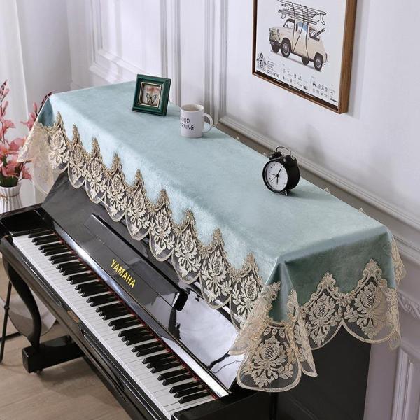 商品詳細：カラー：/A01/A02/A03セット：1枚だけ、3枚セットサイズ：約220×85cm◆素材：ポリエステル、コットン、その他商品説明なシャンパンブルーの色味のピアノカバーです。溢れるヨーロピアンスタイルでお部屋を優雅に華やかに演出...