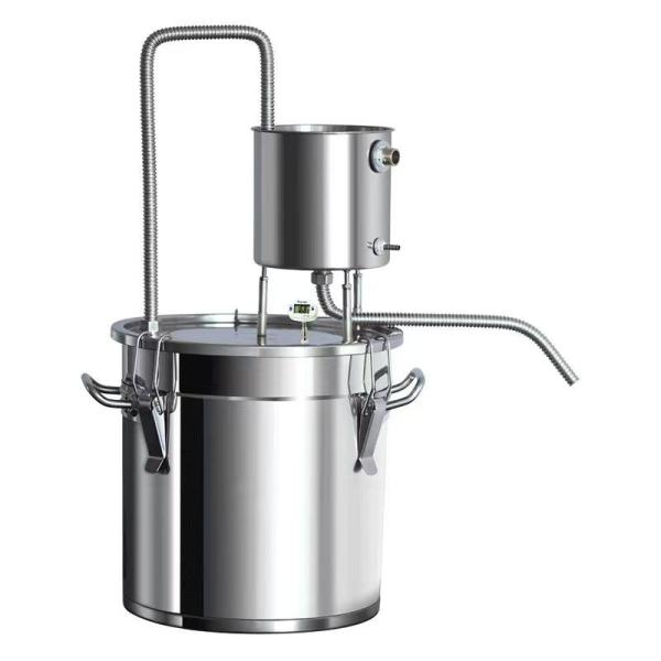 蒸留器 酒 蒸留水器 精油 芳香 ホーム蒸留器 家庭用 ワイン造りセット ステンレス鋼製 発酵タンク (20L)
