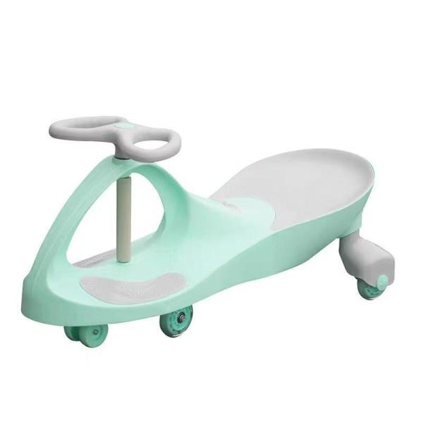 ★組み立てた状態でお届けしますので・すぐにご使用いただけます★■淡いピンク　パステルカラー　シャーベットカラー 　ベビーカラー　おもちゃの車■大人気のスイングカーに新色登場?■簡単なハンドル操作だけで進む不思議なエコカー！■ハンドルを動かす...