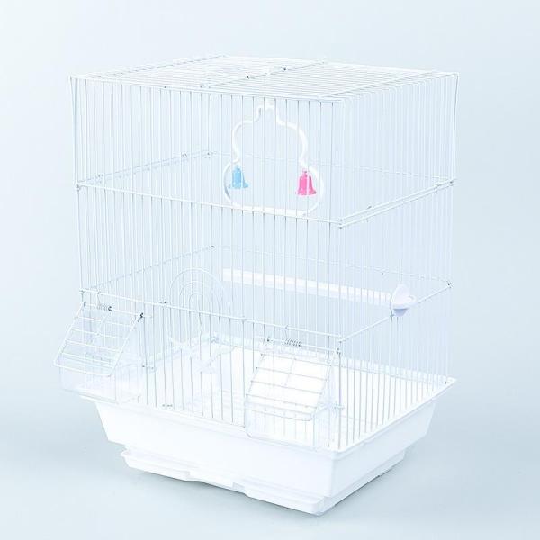◆通気性抜群文鳥やカナリアなどのフィンチからセキセイインコなどの小型インコが過ごせる鳥かごです。金網のため通気性がよく、ケージ内の空気循環を確保できます。◆止まり木・エサ入れ・ブランコが付属エサ入れにはそれぞれカバーが付いており、食べこぼし...