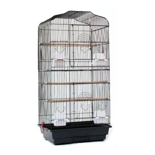 鳥かご ケージ おしゃれ 大型 鳥籠 鳥小屋 バードケージ 底網 止まり木 鳥 庭 複数飼い セキセイインコ 小鳥 縦長 ペット 大きい バードゲージ