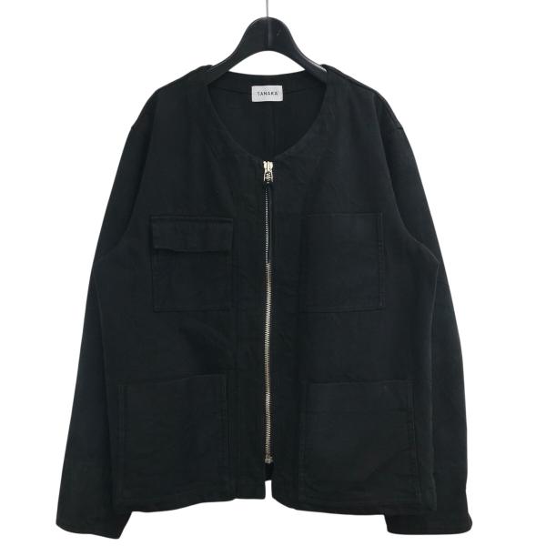 タナカ TANAKA「NO COLLAR WORK JACKET」 ノーカラーワークジャケット ST 109【ランク】「中古品・比較的綺麗な商品」【詳細説明】タナカの「NO COLLAR WORK JACKET」 ノーカラーワークジャケット...