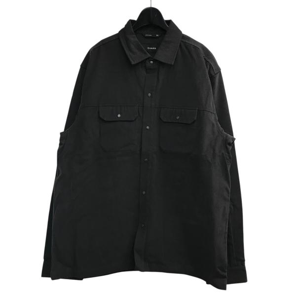 ヘイヴン HAVEN「Emerized Twill Charcoal」 ポケット長袖シャツ HVN SH0136【ランク】「中古品・比較的綺麗な商品」【詳細説明】ヘイヴンの「Emerized Twill Charcoal」 ポケット長袖シャ...