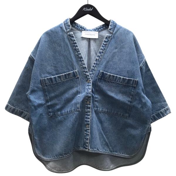 クリスチャンワイナンツ christian wijnantsTASHVI デニムハーフスリーブシャツ【ランク】「中古品・比較的綺麗な商品」【詳細説明】クリスチャンワイナンツのTASHVI デニムハーフスリーブシャツです。【M/L/U】レディ...