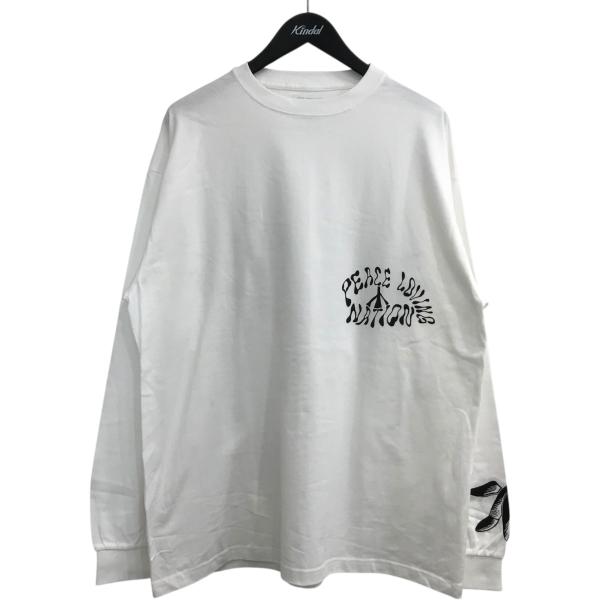 サスクワァッチファブリックス． SASQUATCHfabrix．25SS 「L S T-SHIRT PEACE LOVING NATION」 長袖Tシャツ 25SS TS9 001【ランク】「新古品・タグ付きや未使用に近いUSED品」【詳細...