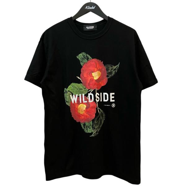 ワイルドサイドヨウジヤマモト WILDSIDE yohji yamamoto「CAMELLIA T-shirt」 カメリアプリントTシャツ WJ T69 003【ランク】「中古品・比較的綺麗な商品」【詳細説明】ワイルドサイドヨウジヤマモトの...