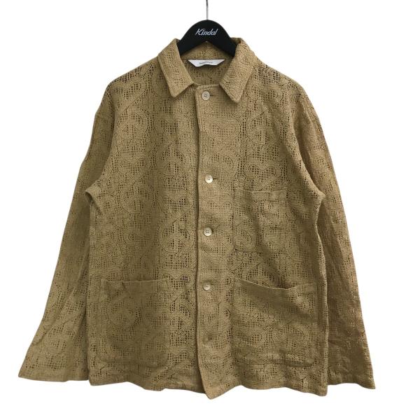 サスクワァッチファブリックス． SASQUATCHfabrix．24SS 「LOVE ＆ PEACE LACE LAPEL JACKET」 レースラペルジャケット 24SS SY9 009【ランク】「中古品・比較的綺麗な商品」【詳細説明】サ...