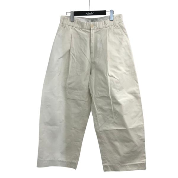 スタジオニコルソン STUDIO NICHOLSON「SORTE PEACHED COTTON TWILL」 ワイドパンツ SNM351【ランク】「中古品・比較的綺麗な商品」【詳細説明】スタジオニコルソンの「SORTE PEACHED CO...