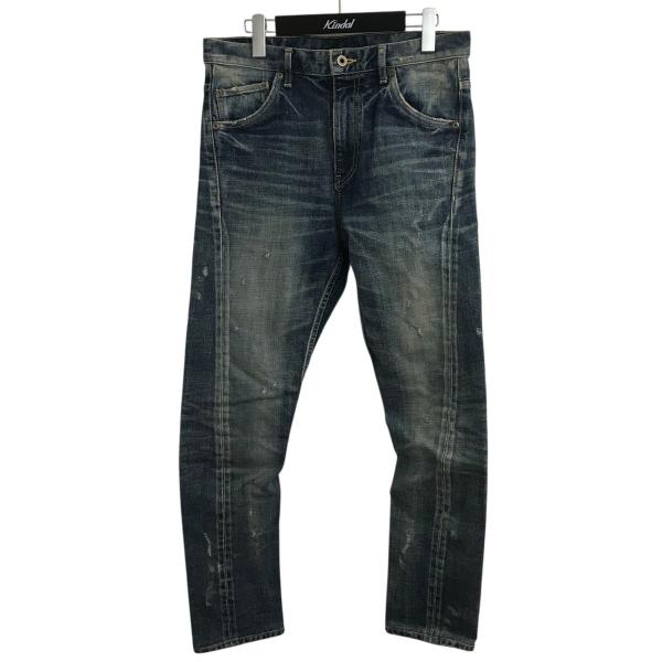 イサムカタヤマバックラッシュ ISAMU KATAYAMA BACKLASHストレッチデニム13oz ステアレザー サルエルパンツ 1483 02【ランク】「中古品・比較的綺麗な商品」【詳細説明】イサムカタヤマバックラッシュのストレッチデニ...