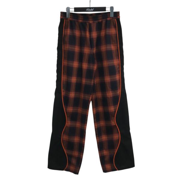 パークスアンドミニ PAM(PERKS AND MINI)「Mirage Plaid Trackpant」 チェックイージーパンツ【ランク】「中古品・比較的綺麗な商品」【詳細説明】パークスアンドミニの「Mirage Plaid Trackp...