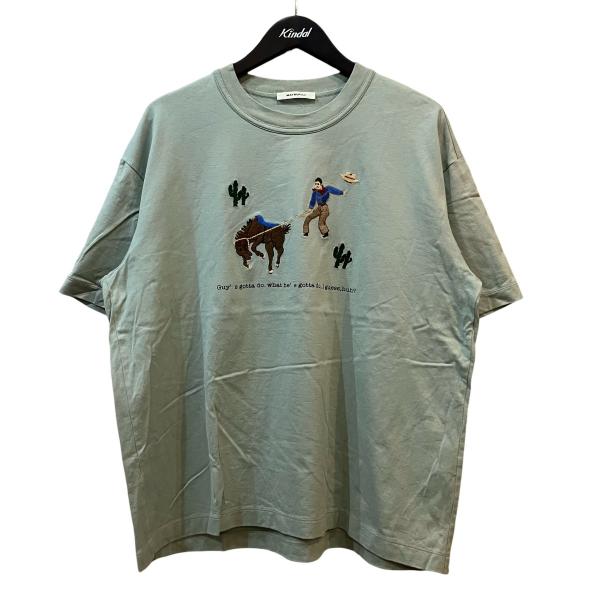 マツフジ MATSUFUJI25SS 「Embroidery Short Sleeve T-shirt」 刺繍Tシャツ M251 0704【ランク】「中古品・比較的綺麗な商品」【詳細説明】マツフジの25SS 「Embroidery Shor...