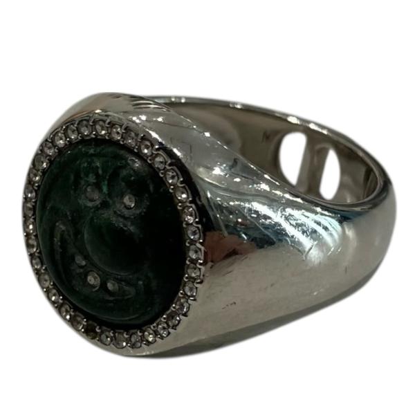 ディオール×ケニー・シャーフ DIOR×KENNY SCHARFシグネットリング【ランク】「中古品・比較的綺麗な商品」【詳細説明】ディオール×ケニー・シャーフのシグネットリングです。【M/L/U】メンズ【表記サイズ】20号【詳細サイズ】最大...