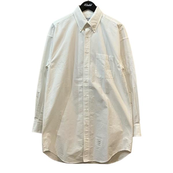 トム・ブラウン Thom BrowneCLASSIC FIT SHIRT W  SATIN WEAVE 4BAR IN OXFORD オーバーサイズシャツ【ランク】「中古品・比較的綺麗な商品」【詳細説明】トム・ブラウンのCLASSIC FI...