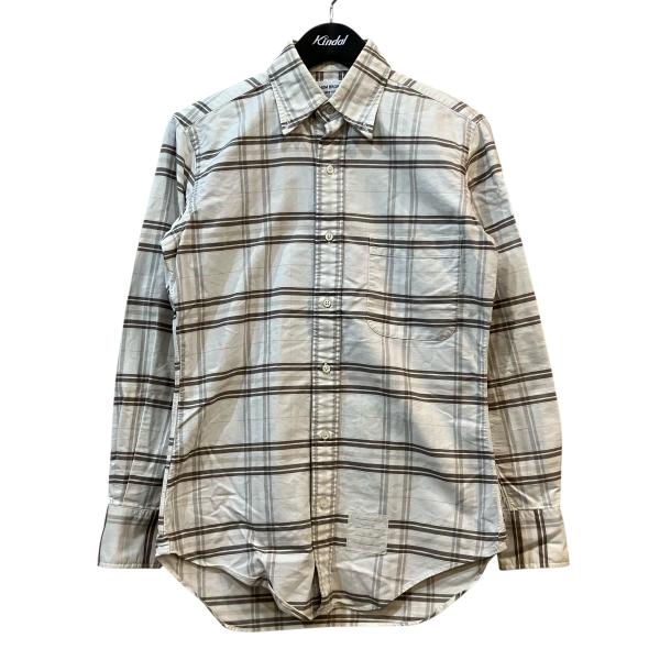 トム・ブラウン Thom Browneチェックシャツ MWL001AW6244【ランク】「中古品・比較的綺麗な商品」【詳細説明】トム・ブラウンのチェックシャツ MWL001AW6244です。【M/L/U】メンズ【表記サイズ】0【詳細サイズ】...