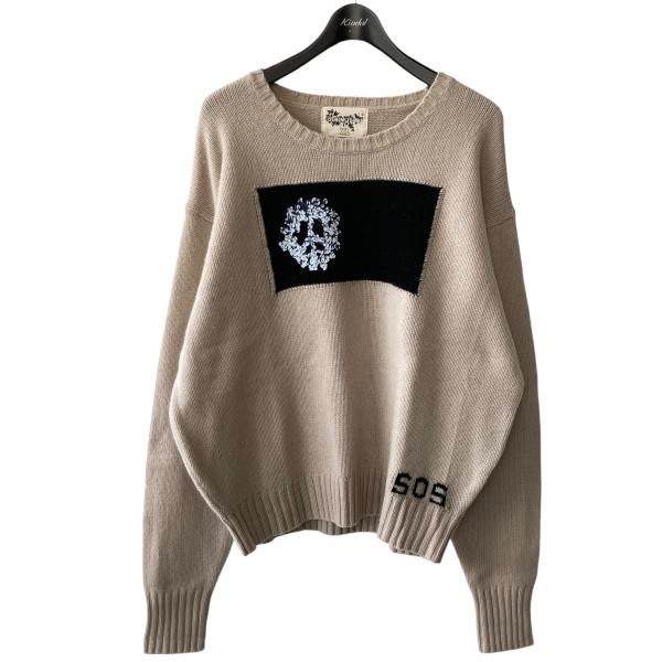 デニムティアーズ×ヴァージル アブロー Denim Tears×Virgil ablohS．O．S Sweater ニットセーター【ランク】「中古品・比較的綺麗な商品」【詳細説明】デニムティアーズ×ヴァージル アブローのS．O．S Swea...