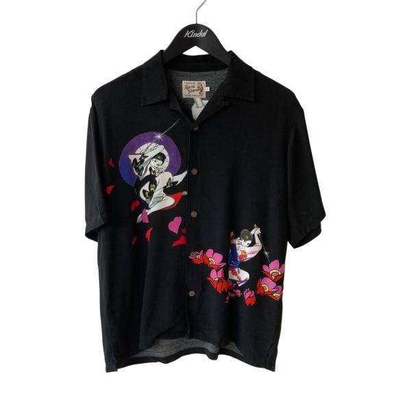 ヒステリックグラマー Hysteric Glamour20SS KAZUO KAMIMURA 修羅雪姫柄 半袖シャツ 02202AH08【ランク】「中古品・比較的綺麗な商品」【詳細説明】ヒステリックグラマーの20SS KAZUO KAMIM...