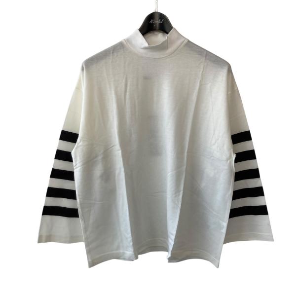 サスクワァッチファブリックス． SASQUATCHfabrix．MOCKNECK FLARE SLEEVE CUTSEWN モックネックカットソー 21aw-csl-003【ランク】「新古品・タグ付きや未使用に近いUSED品」【詳細説明】サ...