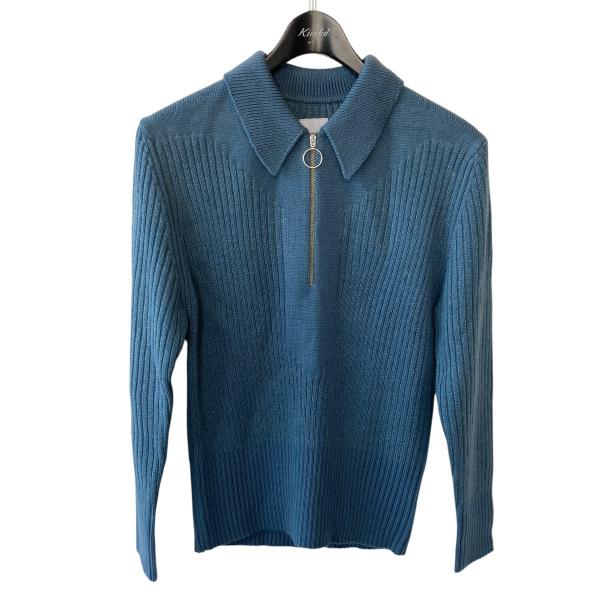 サスクワァッチファブリックス． SASQUATCHfabrix．ZIP UP POLO KNIT ニット 21AW-KNN-001【ランク】「新古品・タグ付きや未使用に近いUSED品」【詳細説明】サスクワァッチファブリックス．のZIP UP...