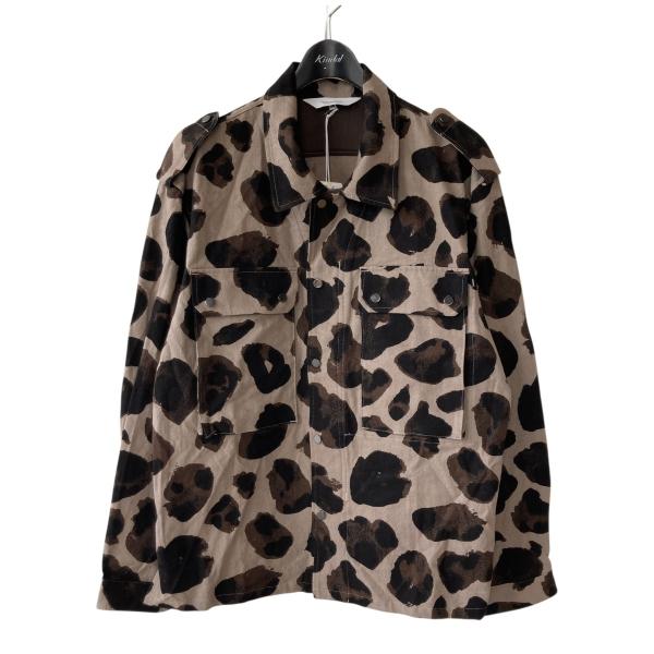 サスクワァッチファブリックス． SASQUATCHfabrix．23SS ANIMAL PATTERN LINEN SHIRT JACKET ジャケット 23SS-SY9-001【ランク】「新古品・タグ付きや未使用に近いUSED品」【詳細説...