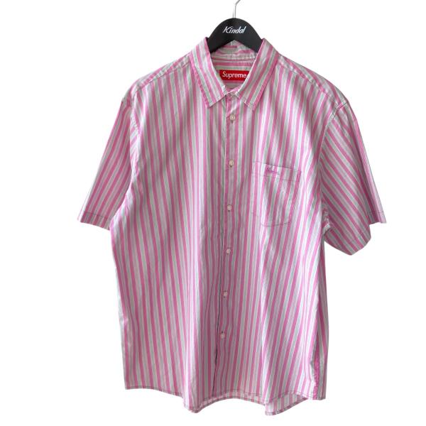 シュプリーム Supreme24SS Loose Fit Multi Stripe S S Shirt ストライプ 半袖シャツ【ランク】「中古品・比較的綺麗な商品」【詳細説明】シュプリームの24SS Loose Fit Multi Stri...
