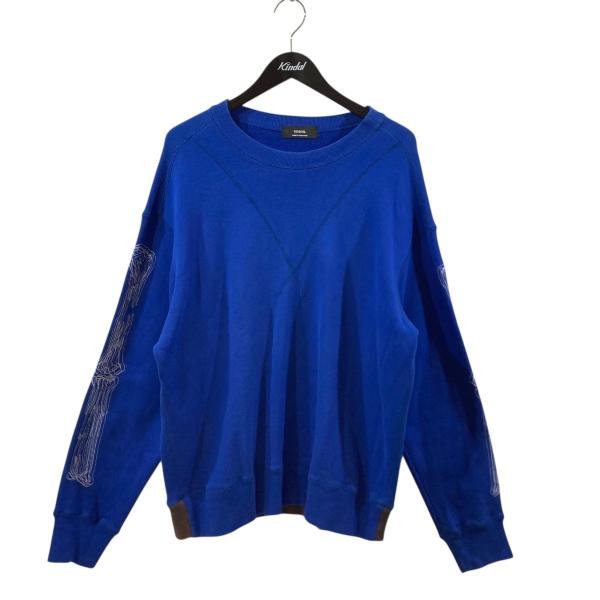 エンソウ ensouBONE 長袖スウェット【ランク】「中古品・比較的綺麗な商品」【詳細説明】エンソウのBONE 長袖スウェットです。【M/L/U】メンズ【表記サイズ】L【詳細サイズ】着丈：約67ｃｍ肩幅：約55ｃｍ袖丈：約62ｃｍ身幅：約...