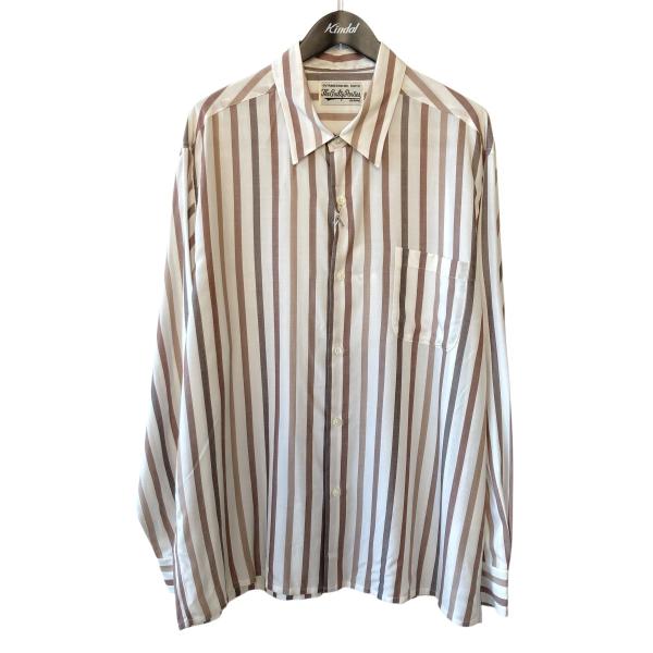 ワコマリア WACKO MARIASTRIPED REGULAR COLLAR SHIRT ストライプ 長袖シャツ 25SSE-WMS-RC01【ランク】「中古品・比較的綺麗な商品」【詳細説明】ワコマリアのSTRIPED REGULAR C...
