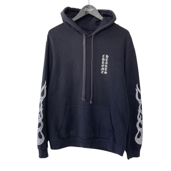 クロムハーツ CHROME HEARTSARM FLAME PULLOVER  HOODIE プルオーバーパーカー 019-033193【ランク】「中古品・汚れ、ダメージのある商品」【詳細説明】クロムハーツのARM FLAME PULLOV...