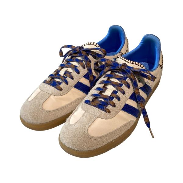 アディダス×ウェールズボナー adidas×WALES BONNERNylon Samba Wonder Clay／Team Royal Blue／Wonder White スニーカー IH7756【ランク】「中古品・比較的綺麗な商品」【詳...