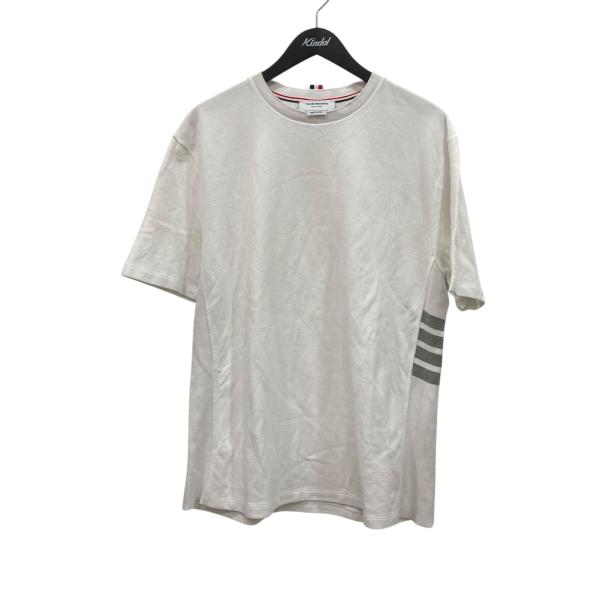 トム・ブラウン Thom BrowneClassic Pique Ribbed Side Inserts 半袖Tシャツ MJS123A-00050100【ランク】「中古品・汚れ、ダメージのある商品」【詳細説明】トム・ブラウンのClassic...