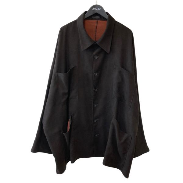 ビシュール BISHOOLWOOL GABARDINE HUGE JACKET ビッグジャケット【ランク】「中古品・比較的綺麗な商品」【詳細説明】ビシュールのWOOL GABARDINE HUGE JACKET ビッグジャケットです。【M/...