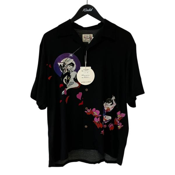 ヒステリックグラマー Hysteric Glamour20SS KAZUO KAMIMURA 修羅雪姫柄 半袖シャツ 02202AH08【ランク】「中古品・比較的綺麗な商品」【詳細説明】ヒステリックグラマーの20SS KAZUO KAMIM...