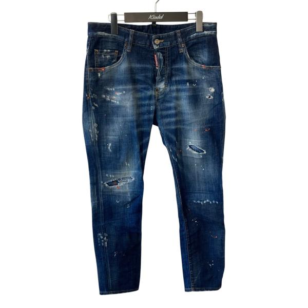 ディースクエアード DSQUARED2デニムパンツ S74LB0686【ランク】「中古品・比較的綺麗な商品」【詳細説明】ディースクエアードのデニムパンツ S74LB0686です。【M/L/U】メンズ【表記サイズ】46【詳細サイズ】ウエスト：...