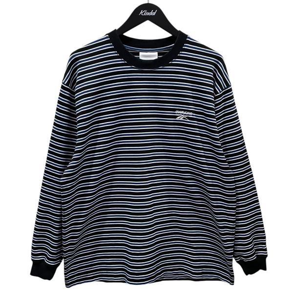 エブリワン×リーボック everyone×REEBOK25SS ロゴ刺繍ボーダー柄長袖カットソー CLASSIC BORDER LONG SLEEVE TEE SHIRT クラシックボーダー ロングスリーブティーシャツ RB00059【ラン...