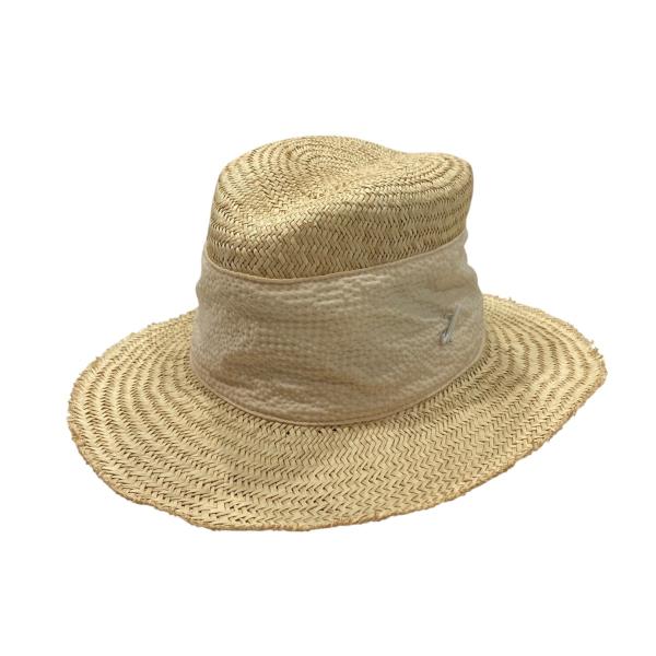 ミュールバウアー Muhlbauerストローハット【ランク】「中古品・比較的綺麗な商品」【詳細説明】ミュールバウアーのストローハットです。【M/L/U】レディース【詳細サイズ】全長：約10ｃｍ頭囲：約53ｃｍつば：約7ｃｍ【付属品】なし【ダ...