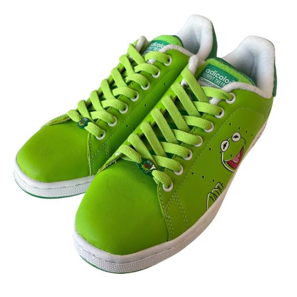 アディダス adidasx Kermit the Frog Light Green スニーカー 562898【ランク】「新古品・タグ付きや未使用に近いUSED品」【詳細説明】アディダスのx Kermit the Frog Light Gre...